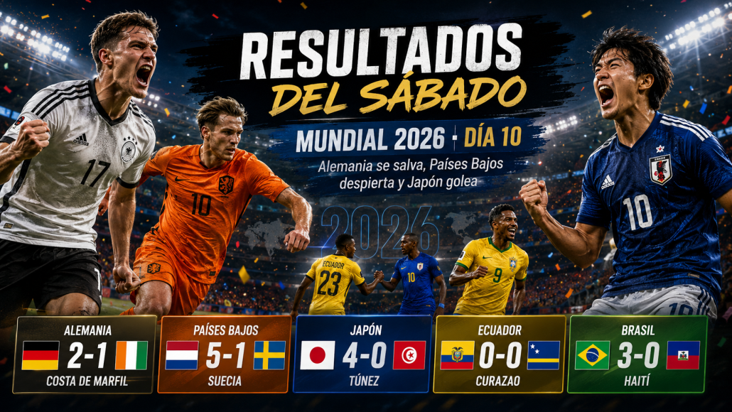 World Cup 2026 Day 10 Results: Germany Survive, Netherlands Wake Up and ...
